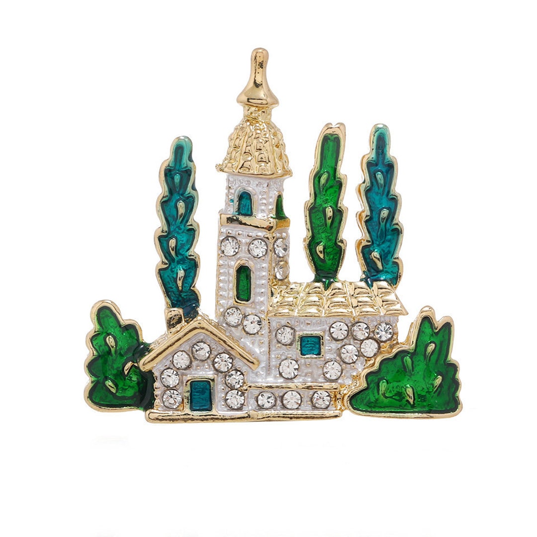 Enamel Castle Drawer Knobs / Fairytale World Castle Cabinet / Gothic ...