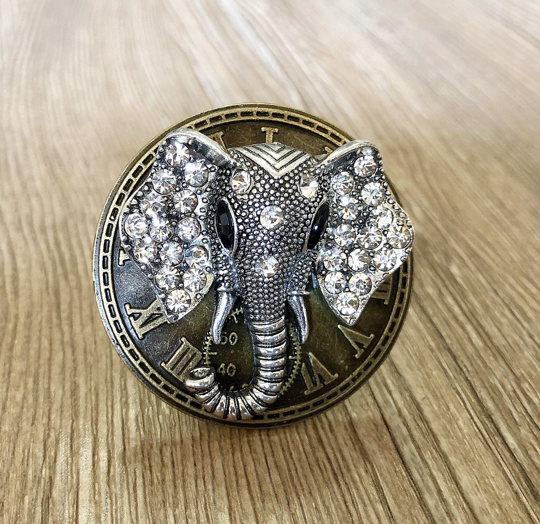 Elephant Drawer Knobs / Elephant Cabinet / Gothic Home Decor / Animal ...