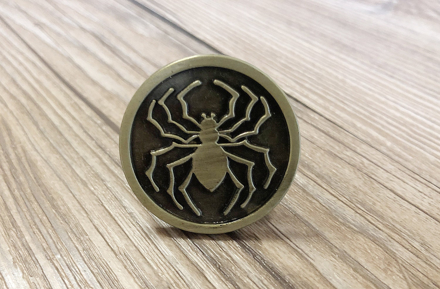 Bronze Spider Drawer Knobs / Lizard Cabinet / Gothic Home | Etsy