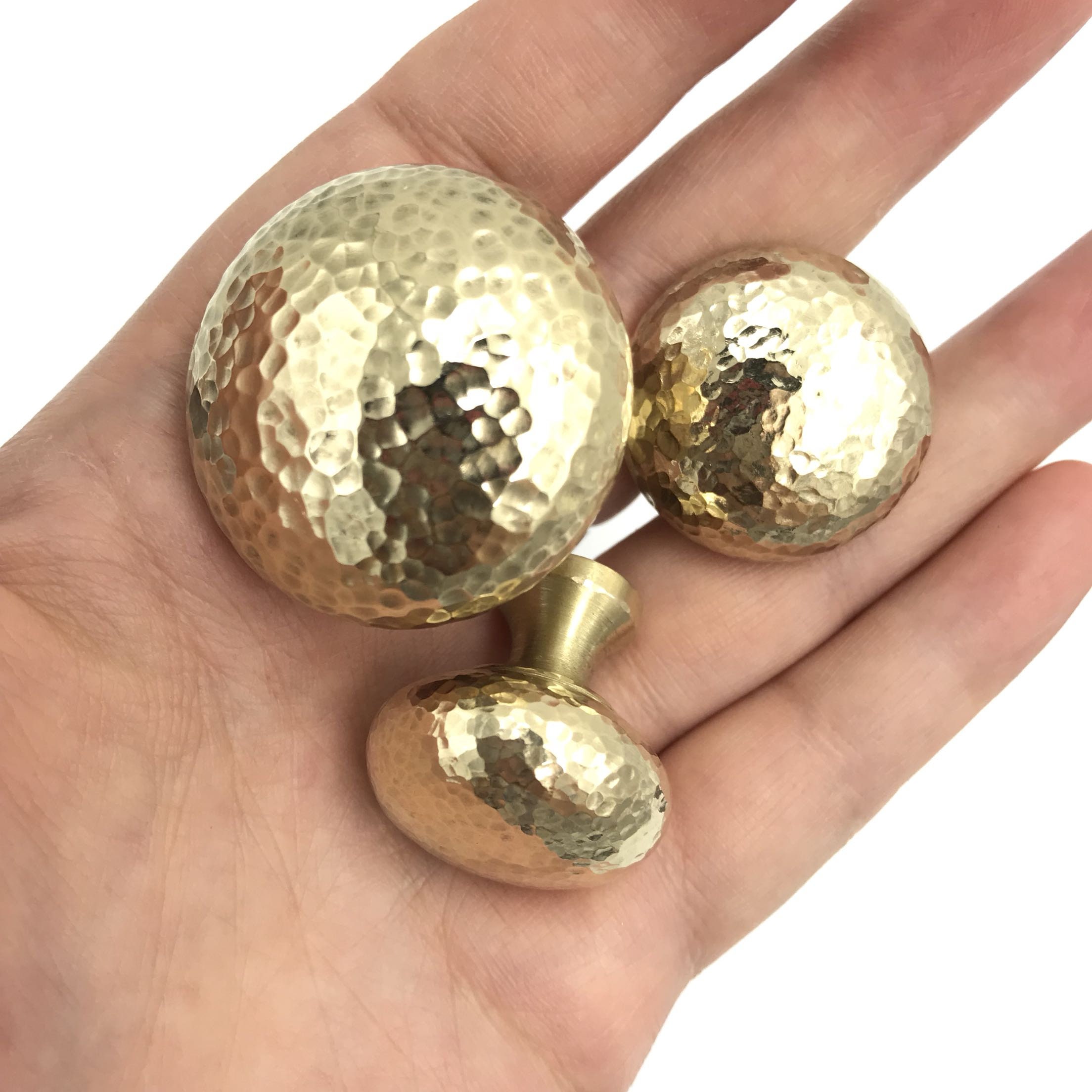 Hammered Brass Mushrooms Full Copper Solid Handmade Drawer - Etsy