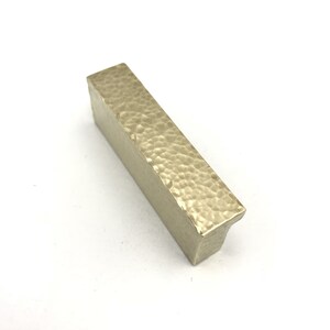 Hammered Brass Solid Handmade Drawer Knobs Pulls Handles/dresser Knobs Cabinet Pull Handles ...