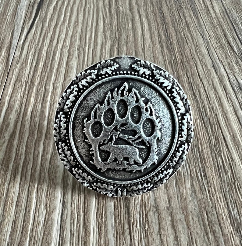 Bear Paw Drawer Knobs / Bear Paw Cabinet / Gothic Home Decor / Animal ...