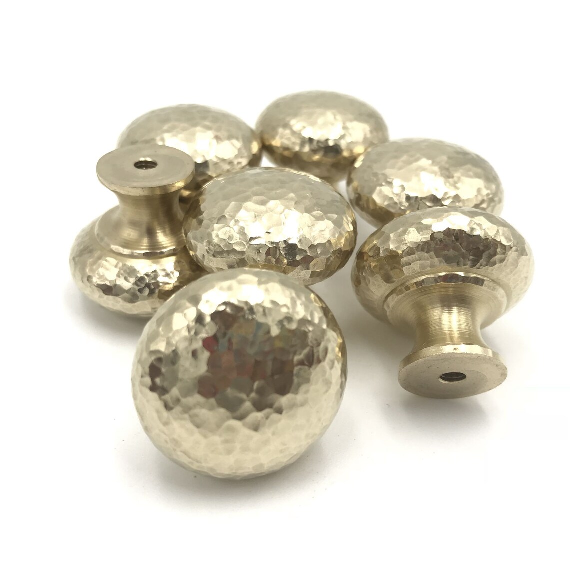 Hammered Brass Mushrooms Full Copper Solid Handmade Drawer - Etsy