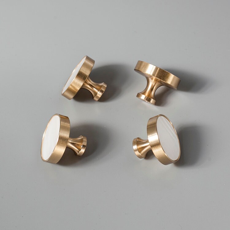 Pearl Shells Brass Handmade Drawer Knobs Pulls Handles/dresser - Etsy