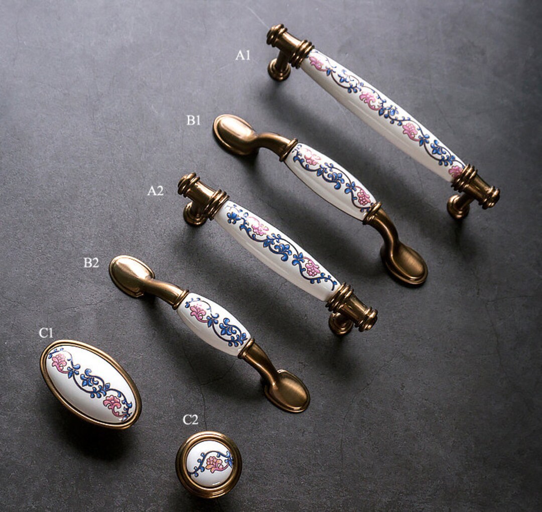 Ceramic Dresser Handles Drawer Knob Dresser Pull Ceramic Knobs Pulls ...