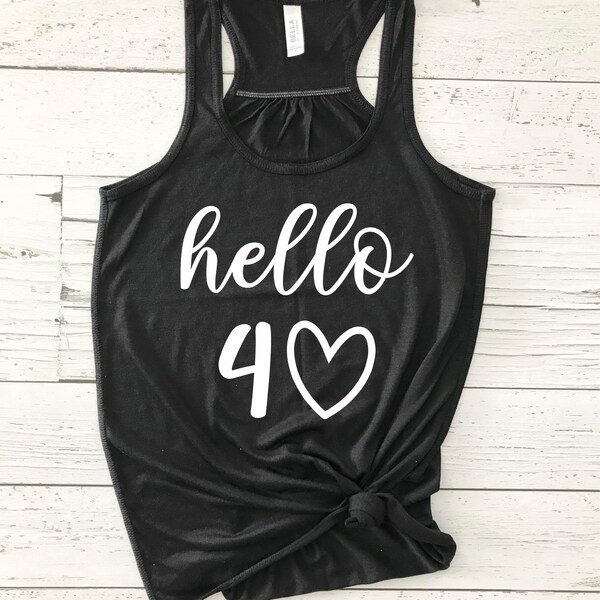 Hello 40 - Etsy