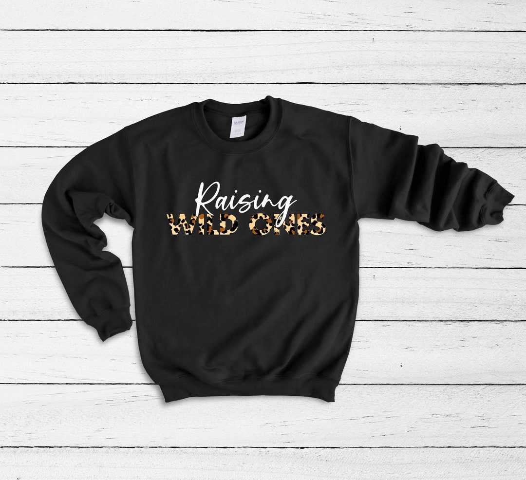 Raising Wild Ones Sweater Animal Print Gift for Mom Mom - Etsy