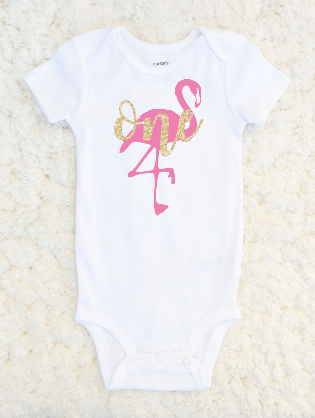 Flamingo First Birthday Outfit Girl - First Birthday Girl Shirt - Girl ...