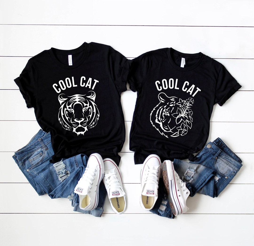 Cool Cat Matching Set Cool Cat Shirt Hey All You Cool Cats - Etsy
