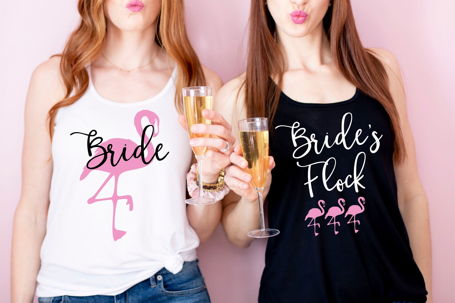 Flamingo Bachelorette Bride's Flock Bachelorette Party | Etsy