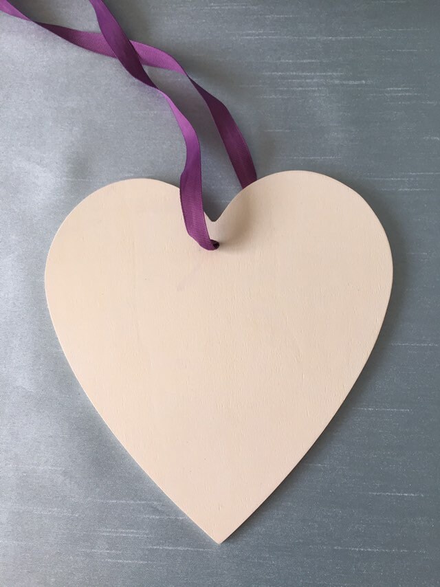 Wooden Plaque Heart Decor Element Hanging Original Heart Etsy 日本