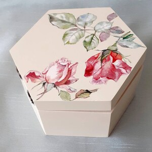 Memory Box in Vintage Style, Original Wooden Decor, One of a Kind Box ...