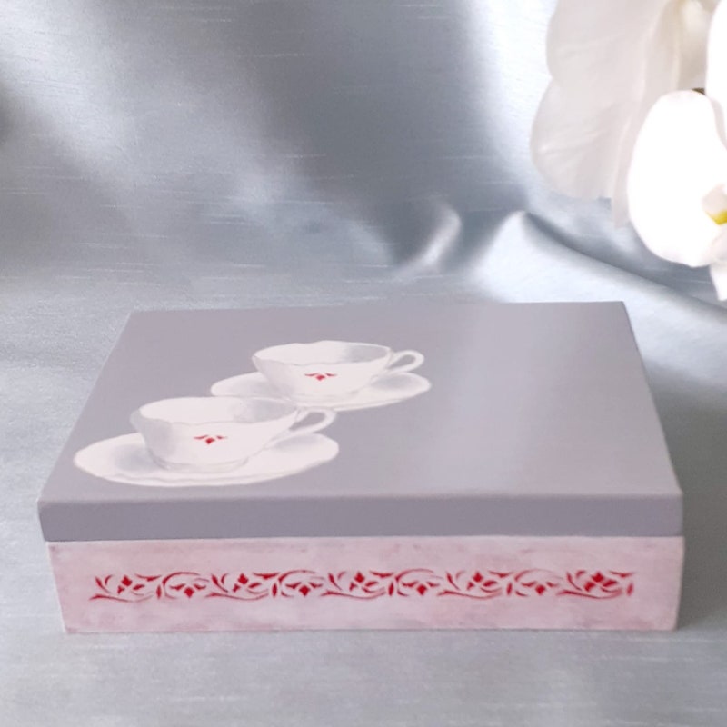 Hand Painted Wooden Box - Etsy Australia