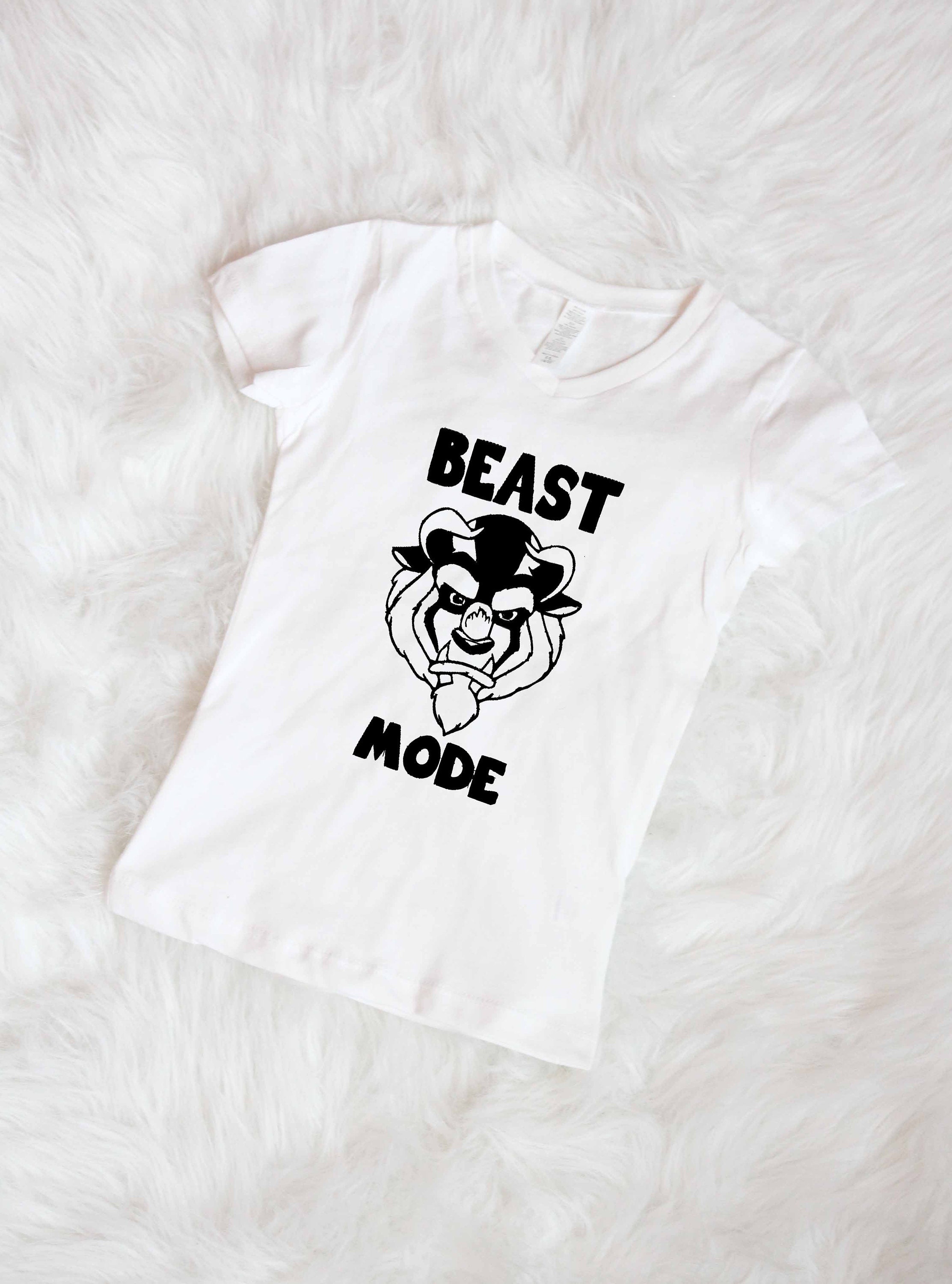 Beast Mode Disney Shirt Little Boys Disney Shirt Beauty and the Beast ...