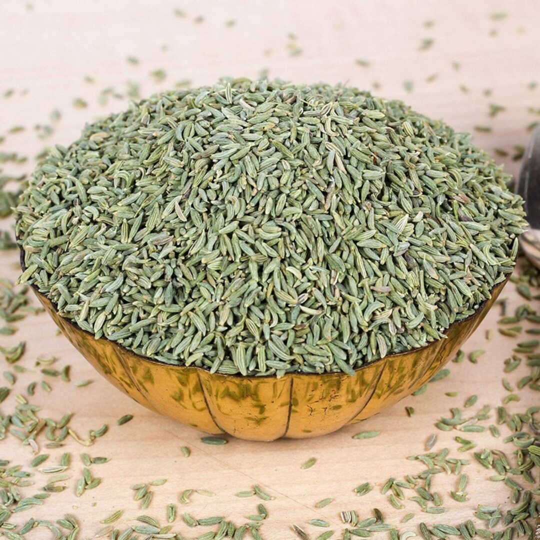 Aapkidukan Green Saunf, Sauf Fennel Seeds Variyali 1kg - Etsy
