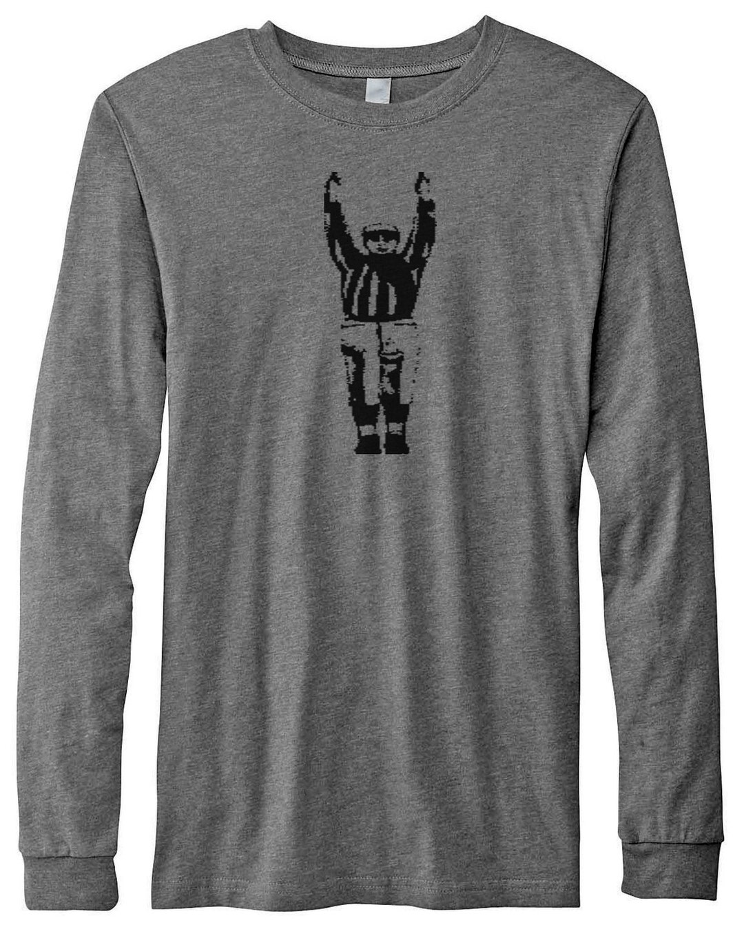 Men's Football Touchdown Shirt, Long Sleeve Tee, Football Shirt ...