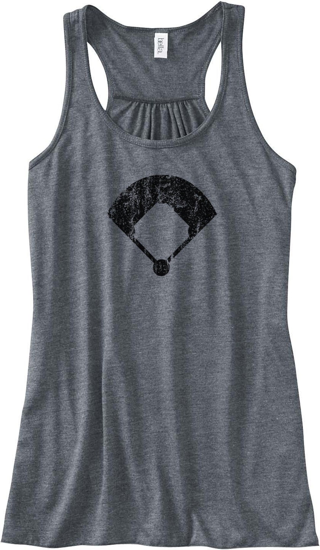 Baseball Field Women's Printed Tank, Baseball Field Design, Racerback ...