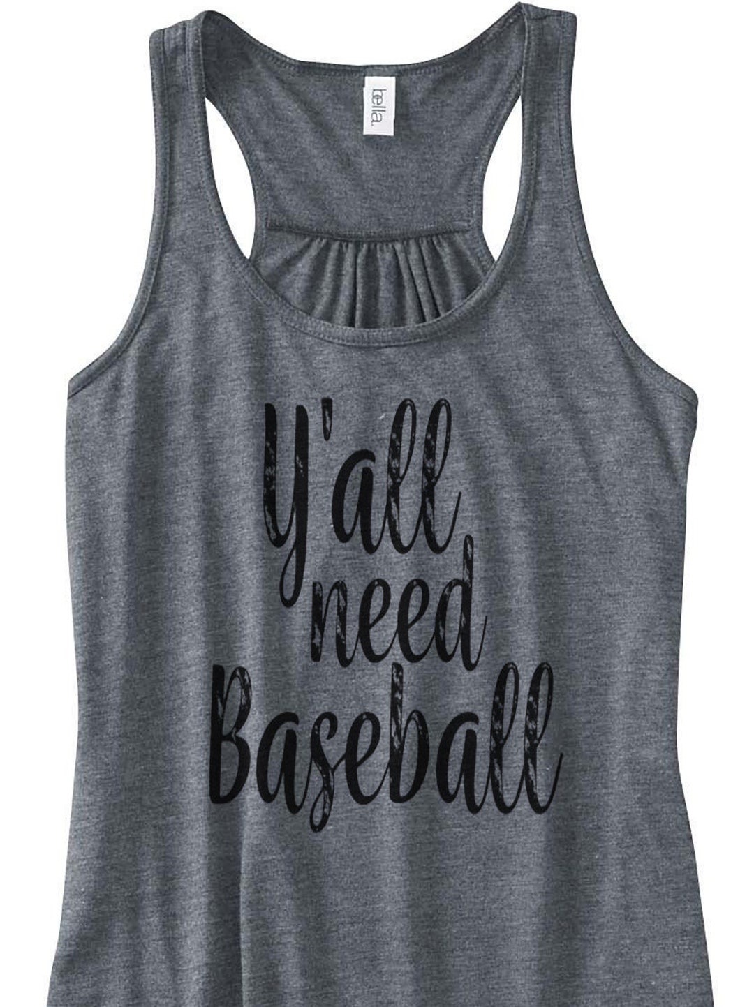 Women's Baseball Printed Tank, Baseball Design, Yall Need Tank, Women's ...