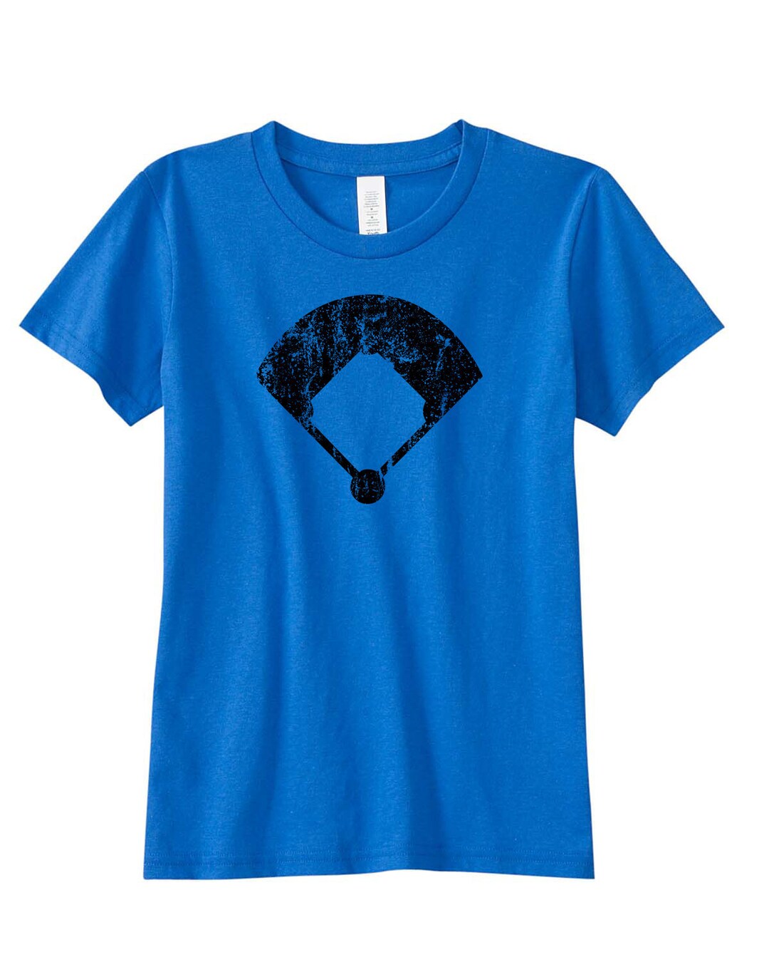 Kid's Baseball Field Printed Shirt, Field Baseball Shirt, Baseball ...