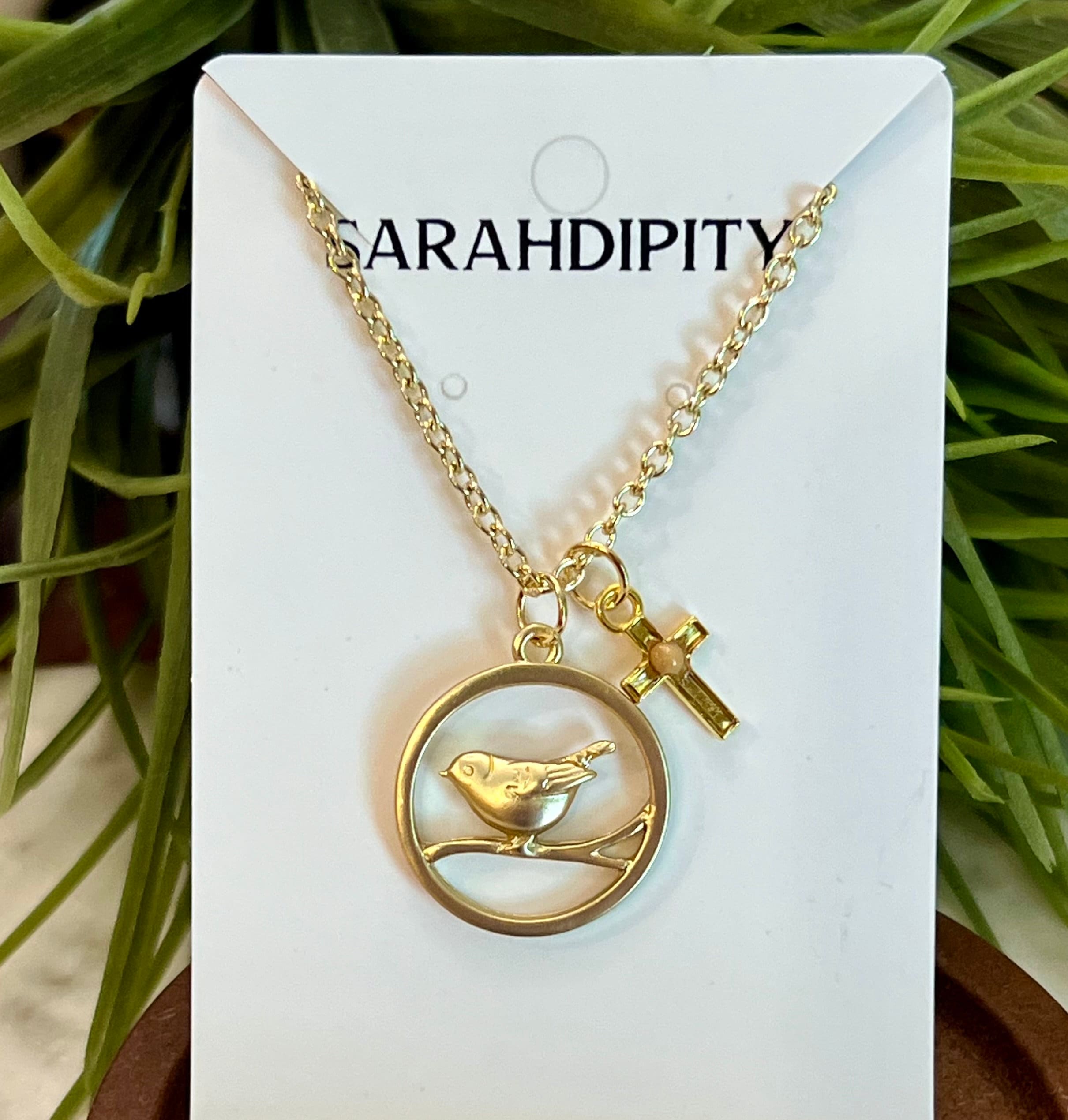 Handmade Mustard Seed Cross and Bird Necklace, Mustard Seed Necklaces ...