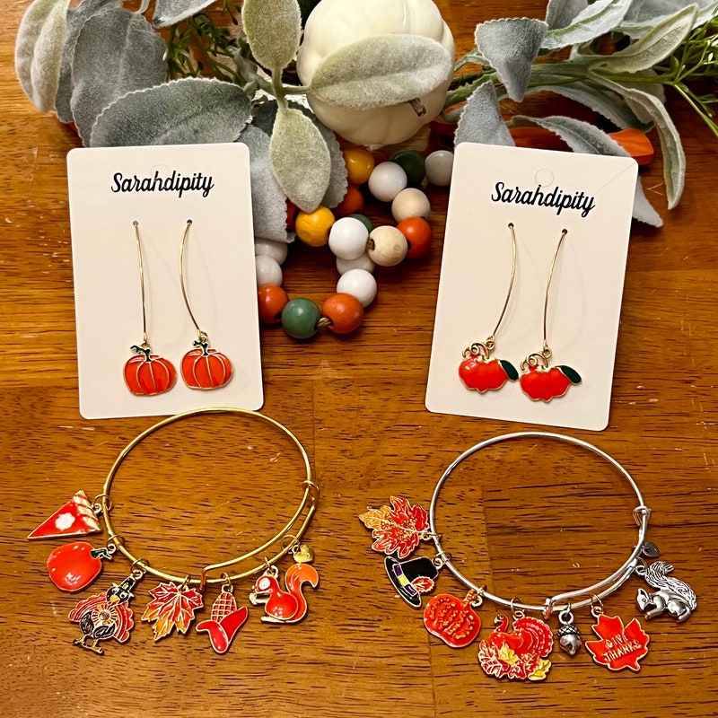 Thanksgiving Charms - Etsy
