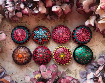 Dot Painted Stone | Etsy