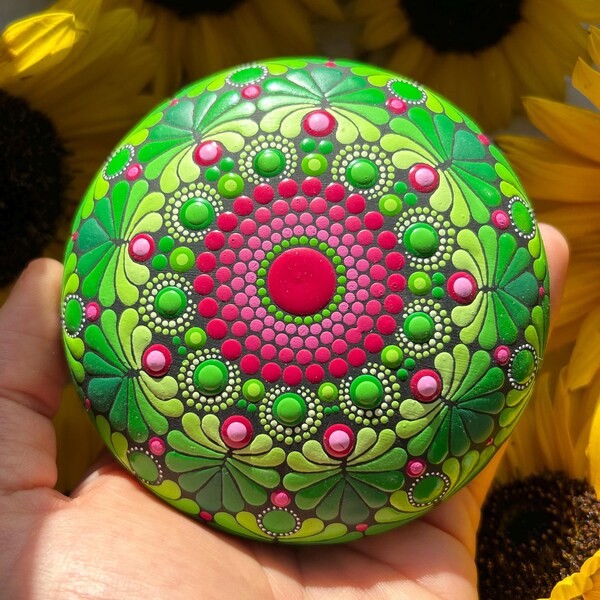 Hand Painted Mandala - Etsy