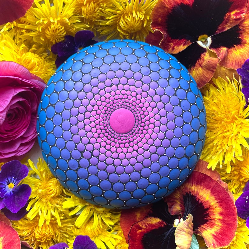 Hand Painted Mandala - Etsy