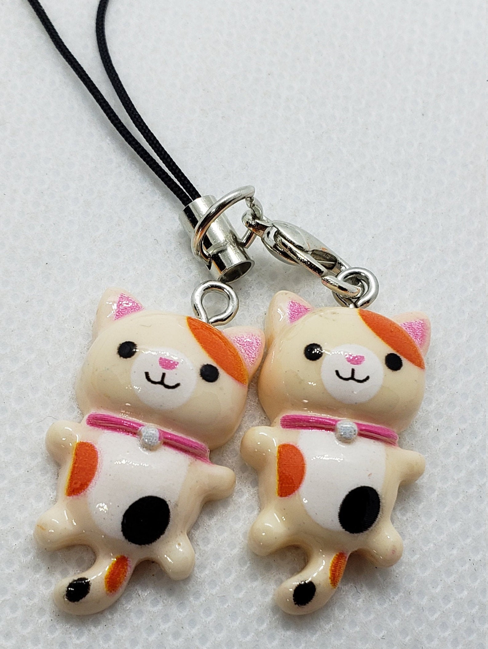 BOGO 2 for 1 Kitty Cat Phone Charms / Kitty Charm / Kitty | Etsy
