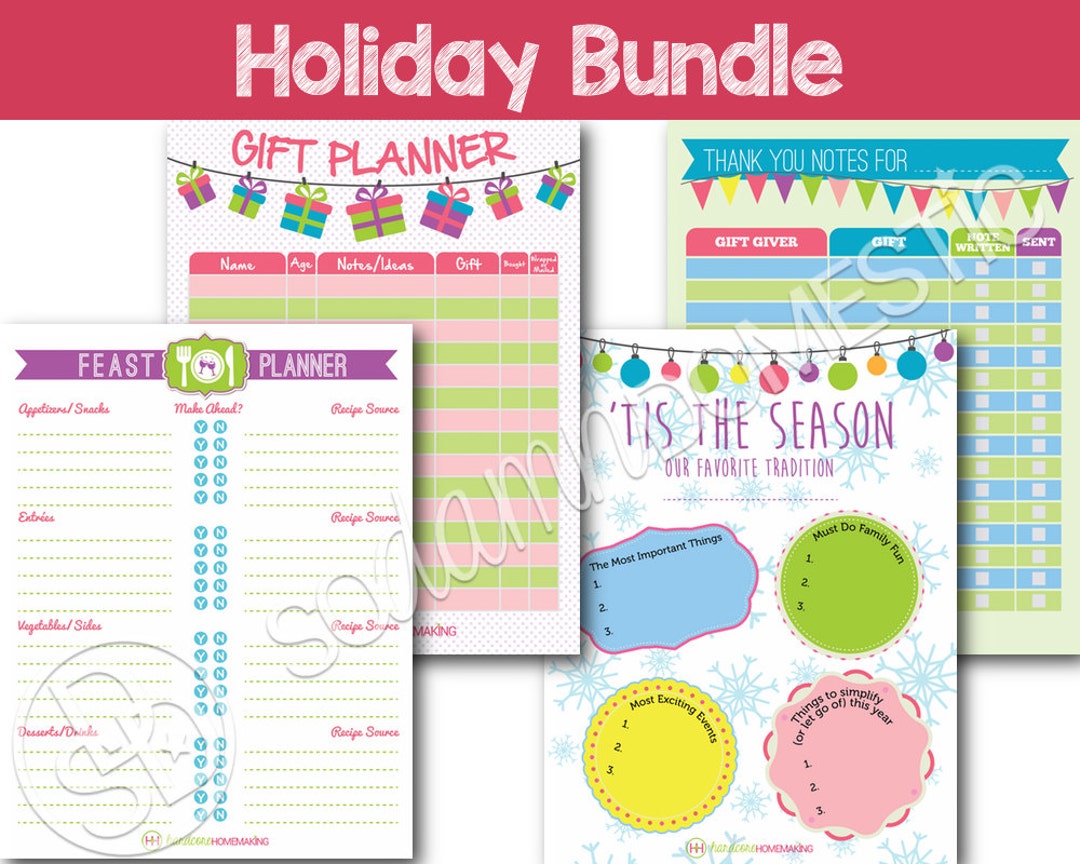 Holiday Bundle With Bonus Printables - Etsy