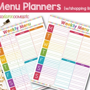 Kitchen Printable Bundle Food Organizers pantry Inventory, Freezer ...