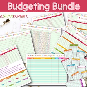 Budget Printable Bundle Save 5 Dollars - Etsy