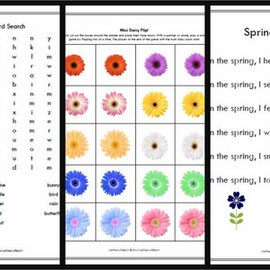 Spring Activity Book / Printable /18 Pages / Spring Coloring / Spring ...