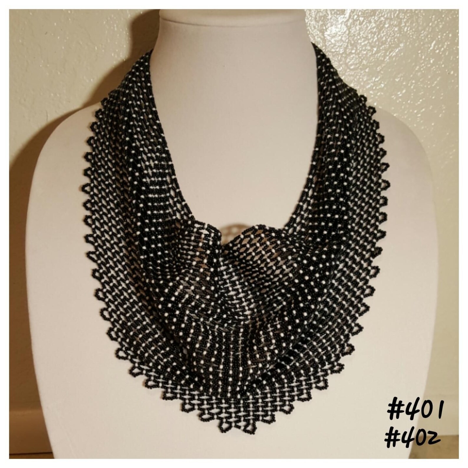 Solid Netted Beaded Scarf Pattern - Etsy