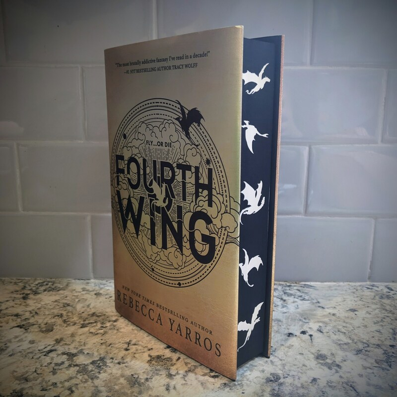 Fourth Wing Book Sprayed Edge - Etsy