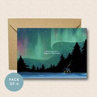 Aurora Borealis Photo Greeting Card - Etsy