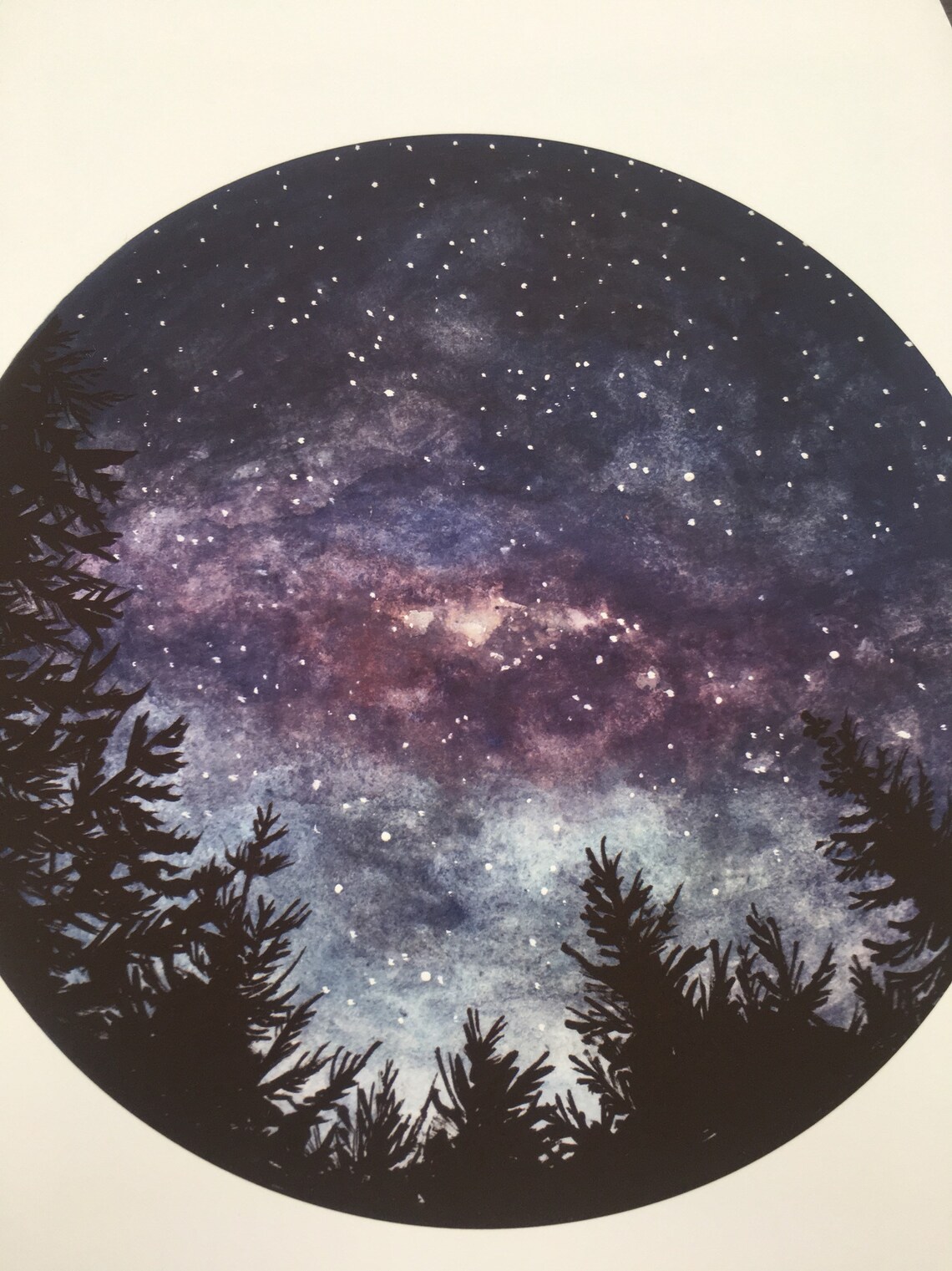 New Zealand Starry Sky Print A4 | Etsy