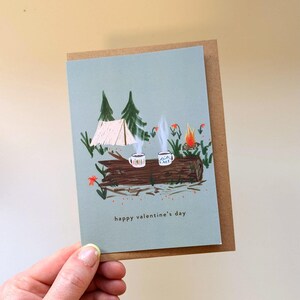 Happy Valentines Day Camping Card - Etsy UK