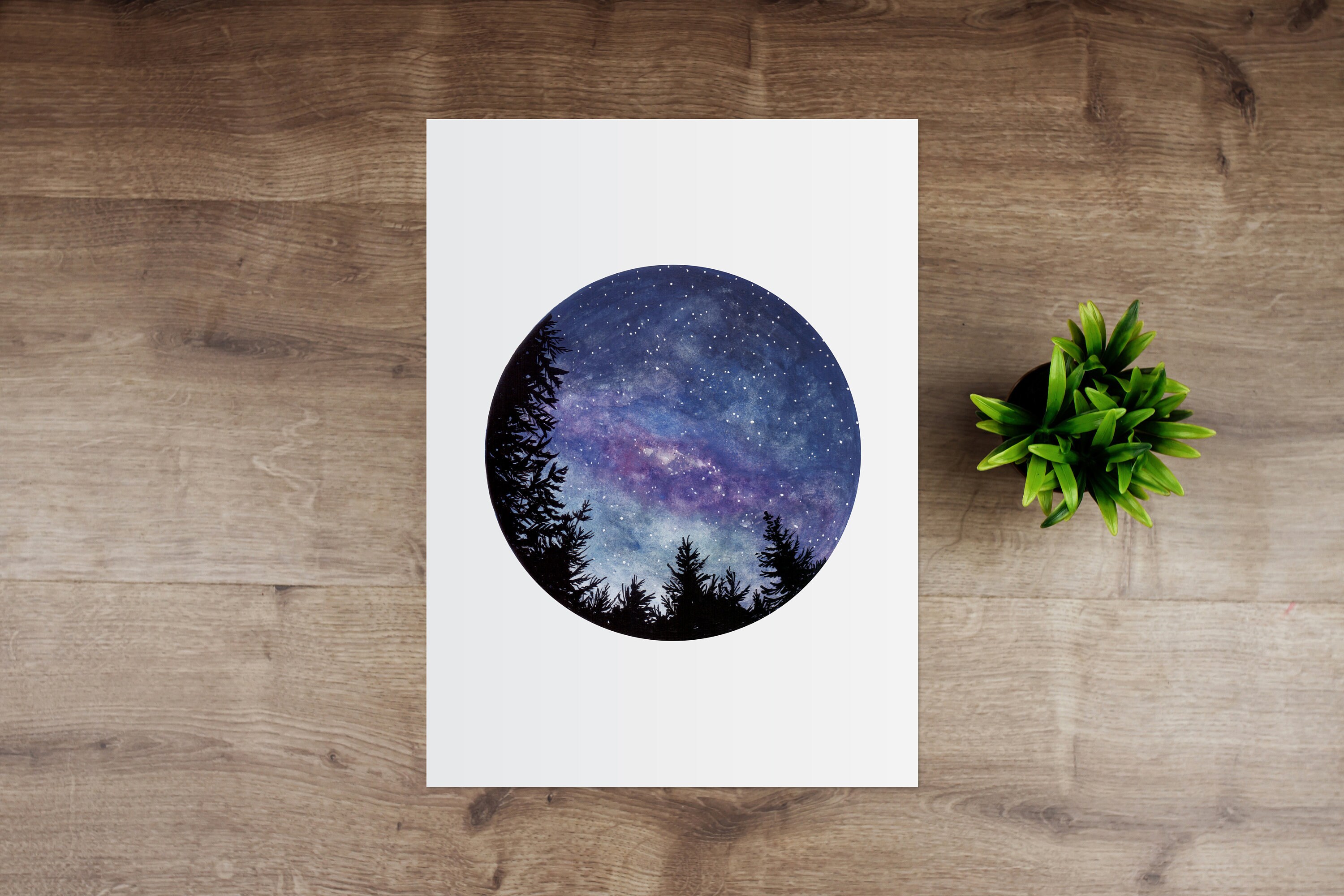 New Zealand Starry Sky Print A4 - Etsy UK
