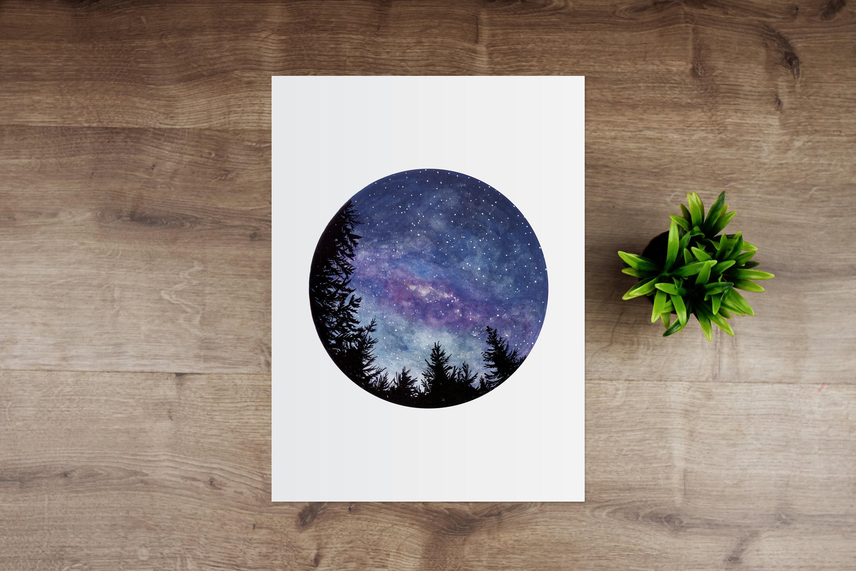 New Zealand Starry Sky Print A4 - Etsy