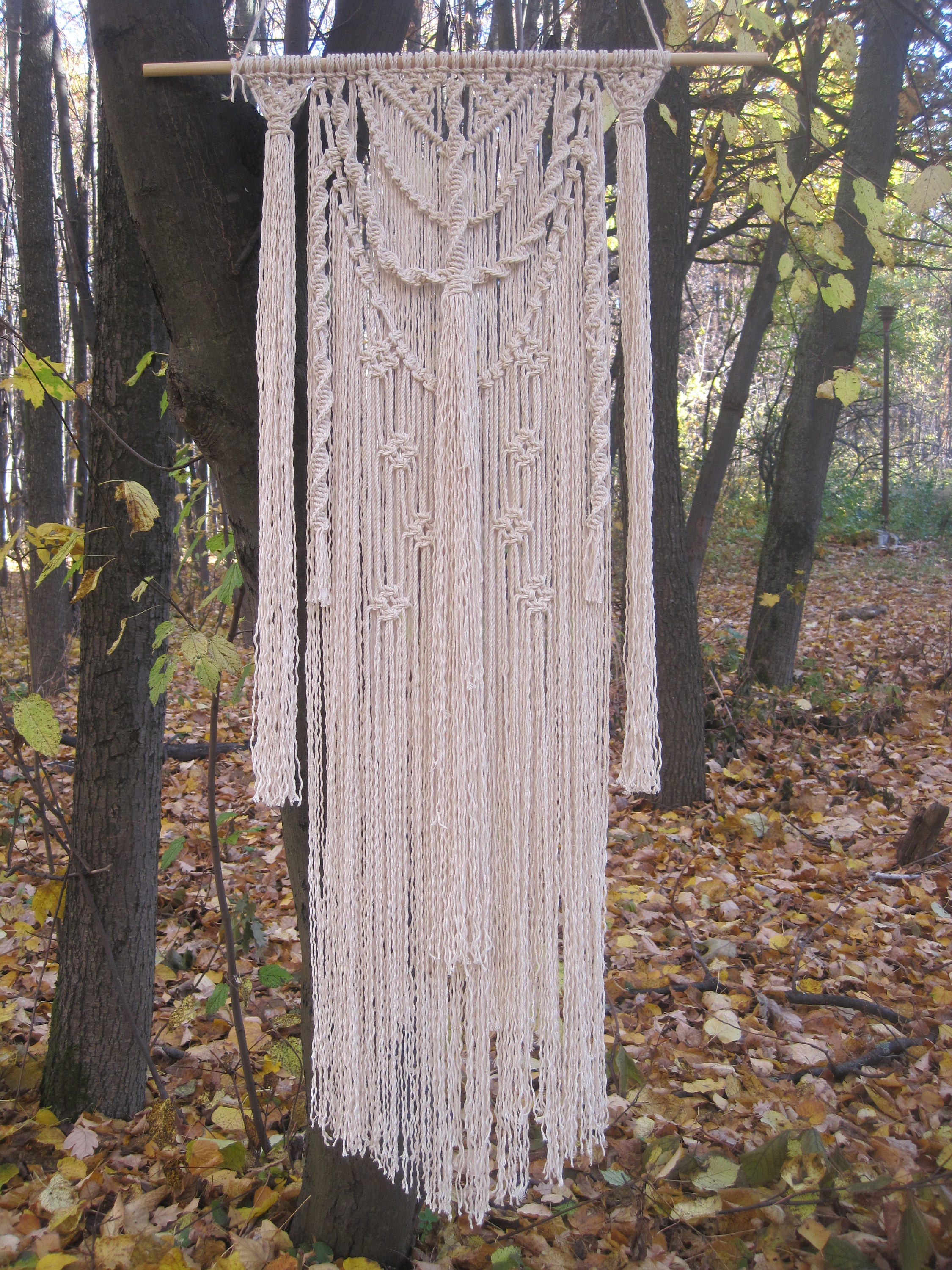 Large Macrame wall hanging Tapestry macrame Wall art Wall | Etsy