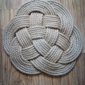 Rope mat Nautical rope mat Welcome mat Front doormat Jute rope | Etsy