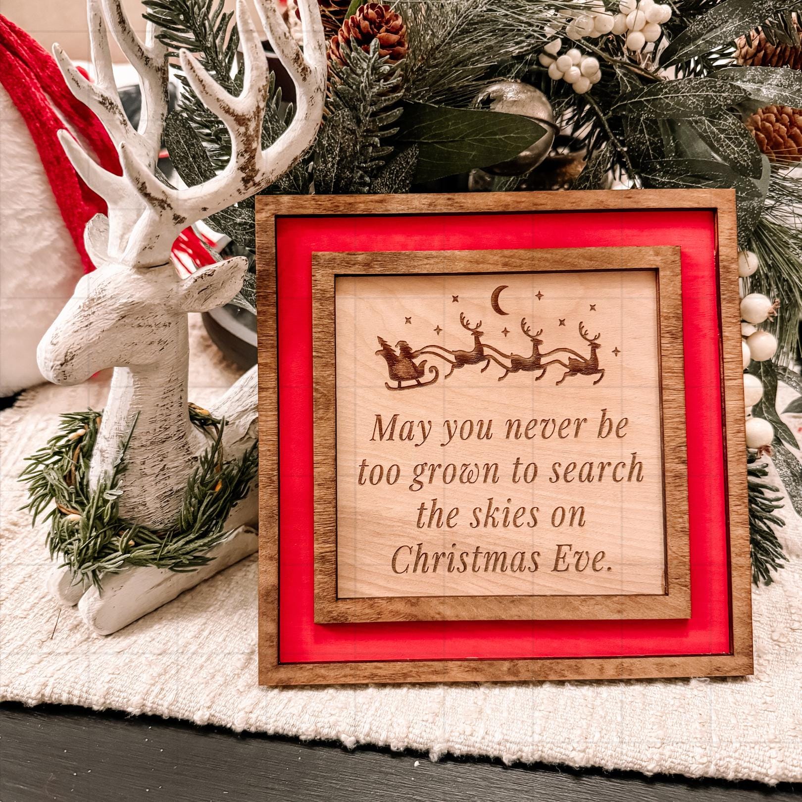Christmas Sign SVG | Santa Sign Digital File - Etsy