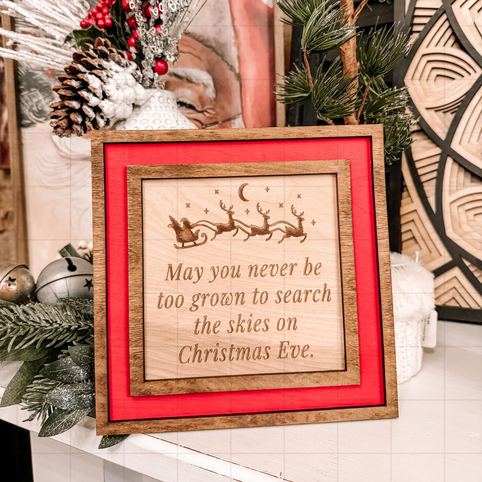 Christmas Sign SVG | Santa Sign Digital File - Etsy