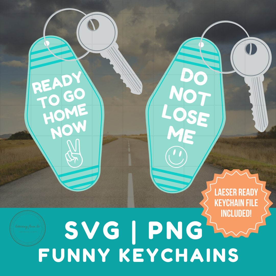 Motel Keychain SVG Keychain Bundle - Etsy