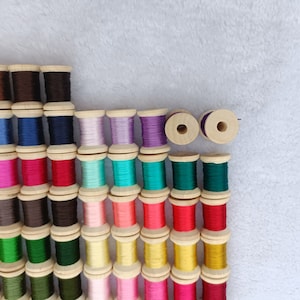 Silk Thread Packs 250 Spools 100% Fine Mulberry Silk Embroidery Threads ...