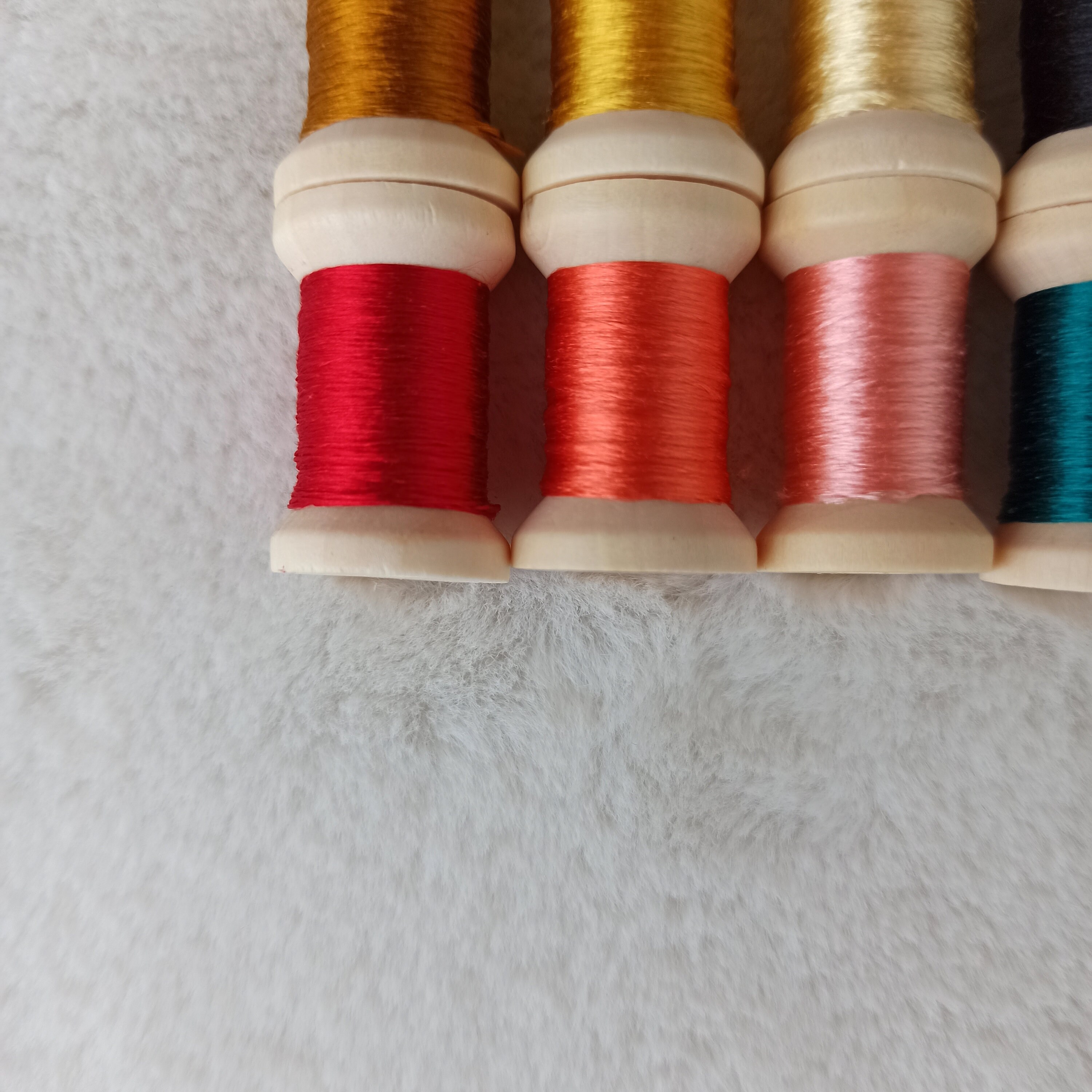 Embroidery Silk Spools Pack of 30 Spools Hand-dyed 100% - Etsy