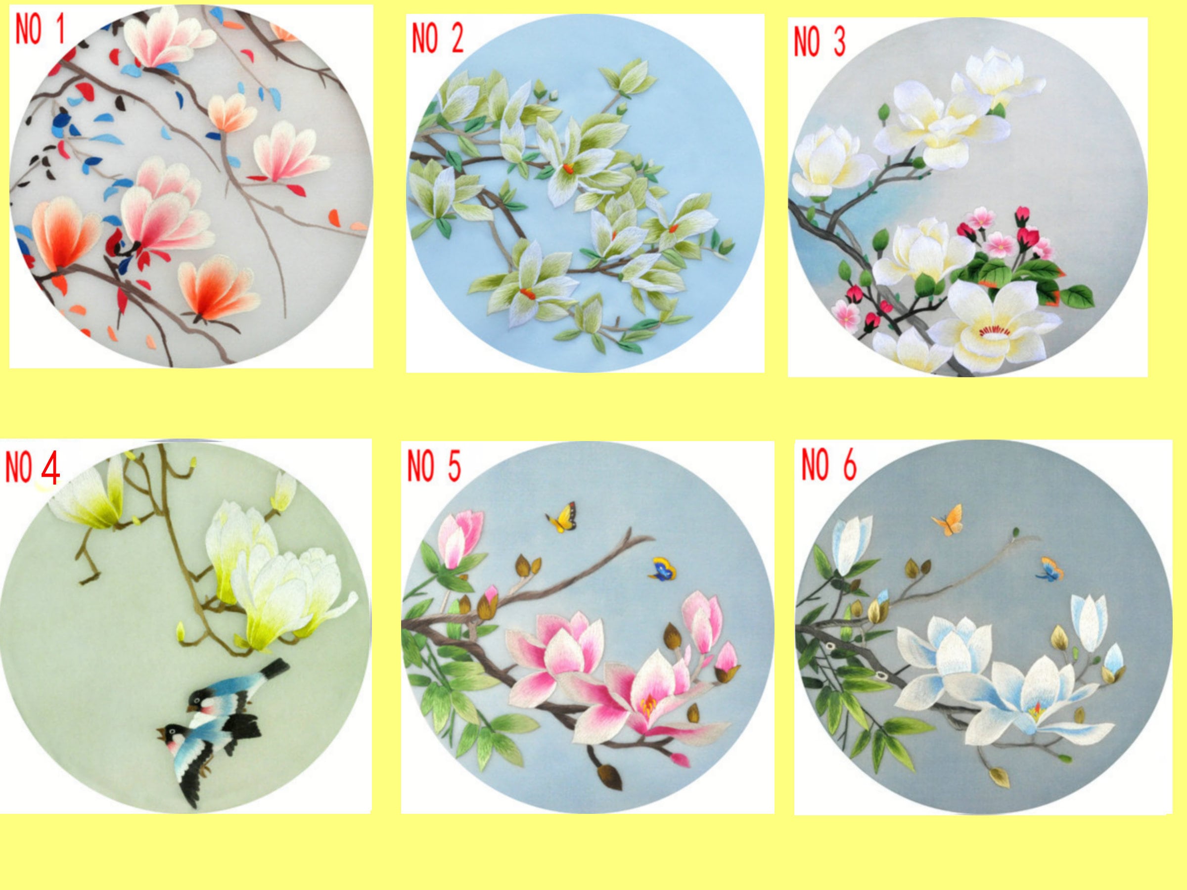 Embroidery Designs Suzhou Embroidery DIY Kit Unfinished Silk - Etsy