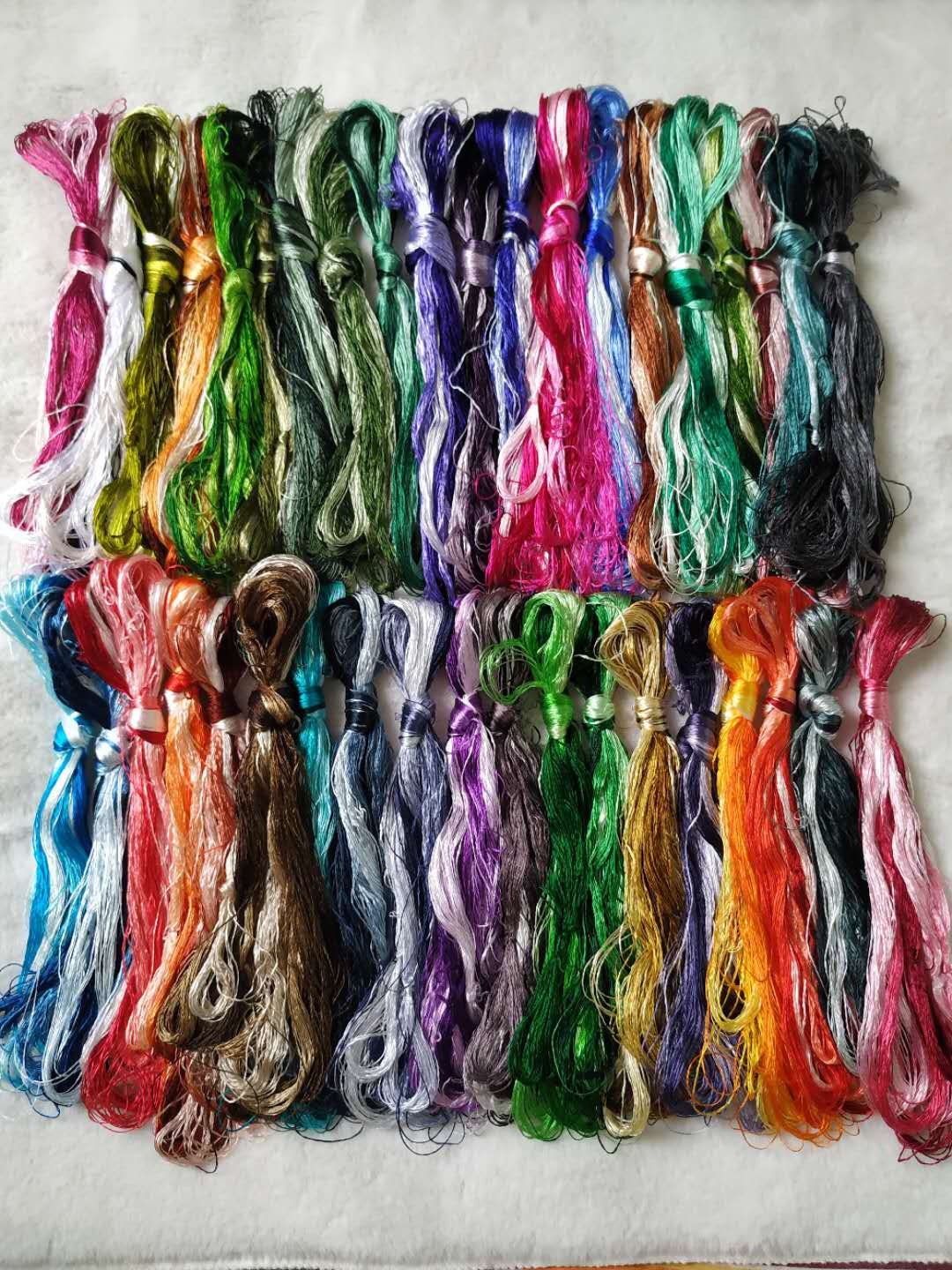 Silk Thread Sets | 200 Colors Hand-dyed | Hand Dyed Silk Thread Packs ...