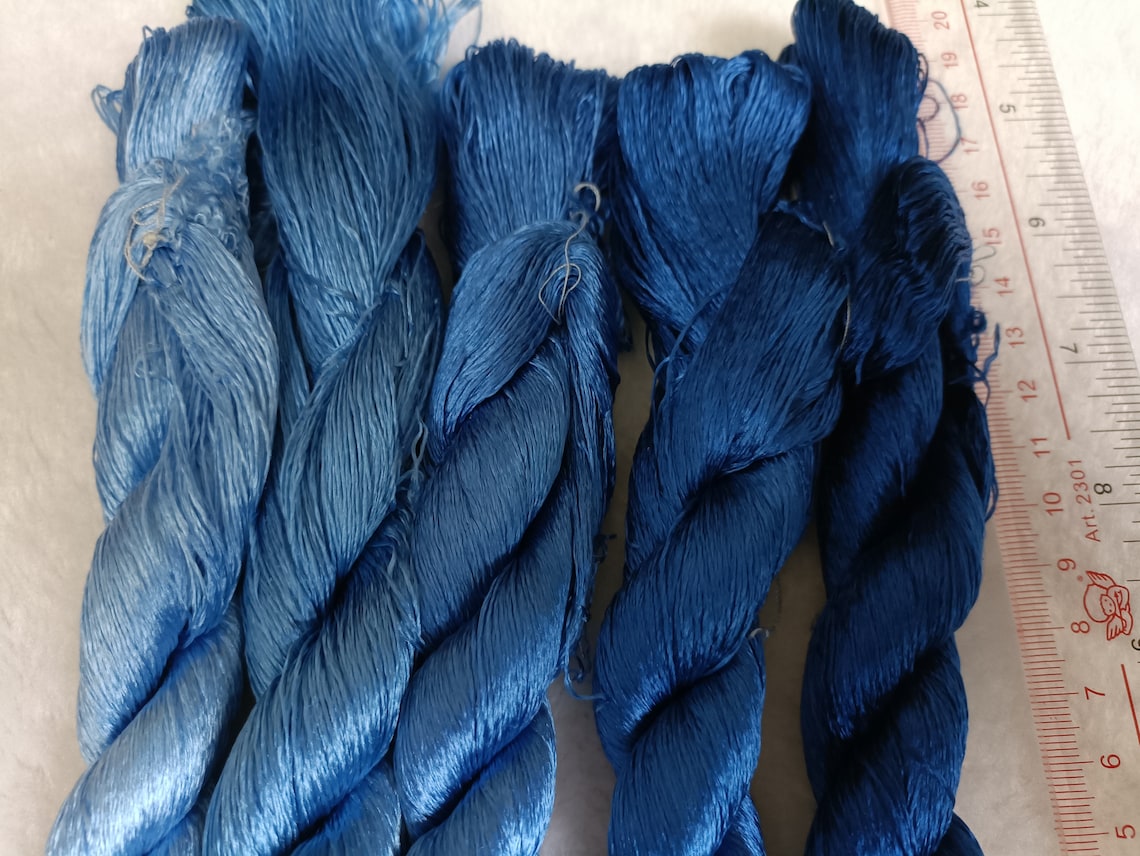 Chinese Silk Thread 5 Colors Natural Mulberry Silk Embroidery | Etsy